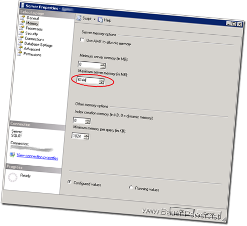 How To Set a Memory Cap For Microsoft SQL ~ Bauer-Power Media